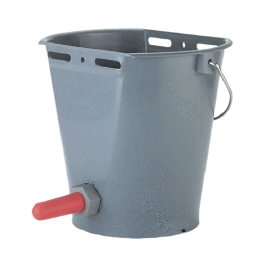 Calf Feeding Bucket – Complete Kit with Red Teat & Bracket