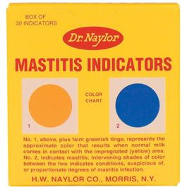 Dr. Naylor Mastitis Indicator Paper – 30-Count Test Strips