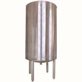 Stainless Milk Vat Vertical with Solid Lid – 16‑Gauge SS Tank