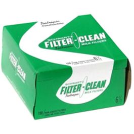 6.5″ Tuffy Filter‑Clean Milk Filter Discs – 400 Count Case