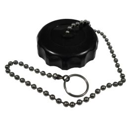 CAP 2.5" FEMALE W/CHAIN