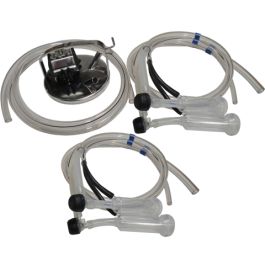 DeLaval Style 2-Port Goat Milking Lid & Cluster Assembly