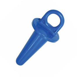 Large Blue Inflation Shut-Off Plug